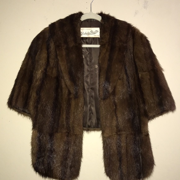 Vintage | Jackets & Coats | Vintage Mink Fur Nicholas Panetta Shawl ...